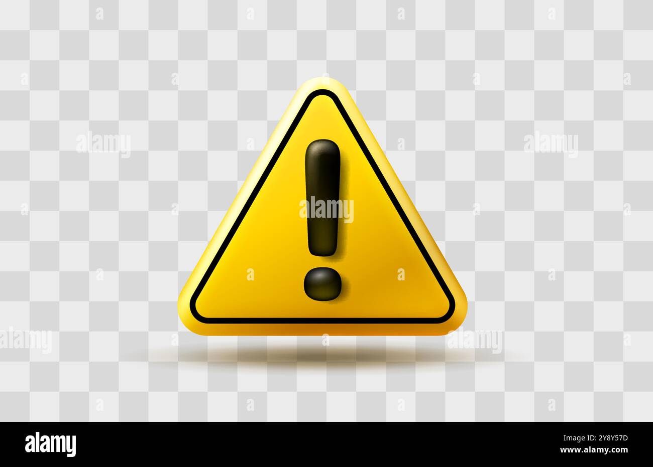 Sign warning info, error message information, on the transparent ...