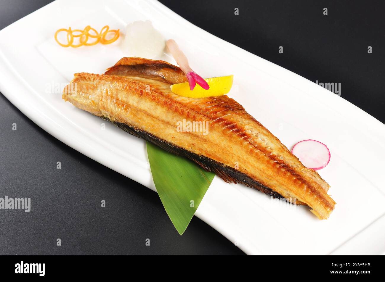 slices japanese ayu dry fish for Japanese bbq or Korea bbq。dried ...