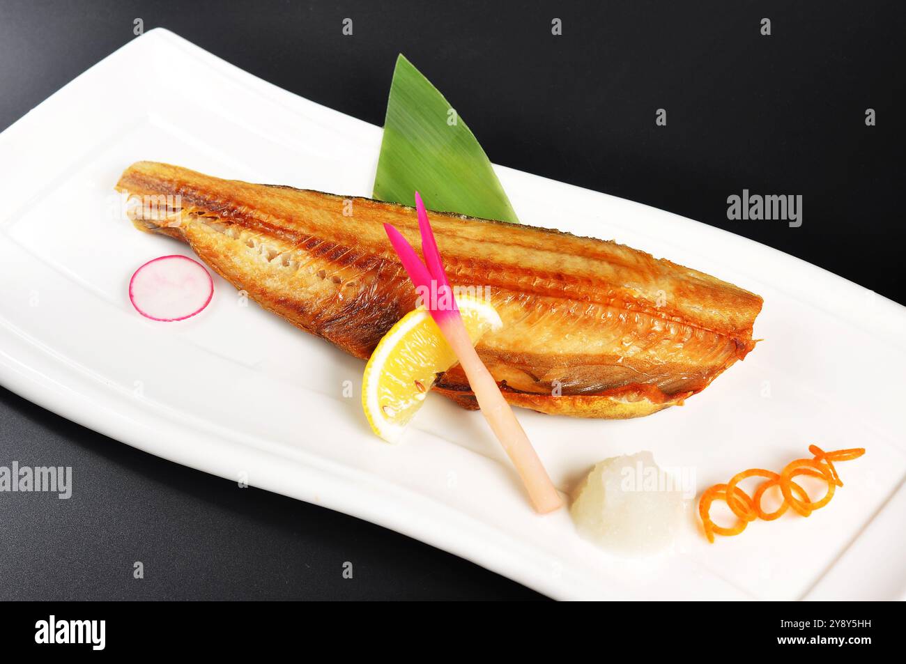 slices japanese ayu dry fish for Japanese bbq or Korea bbq。dried ...