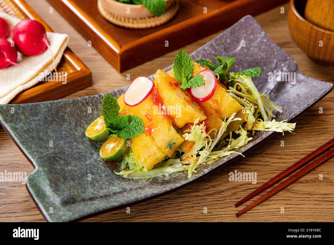 chinese rice cake, fa gao Stock Photo - Alamy