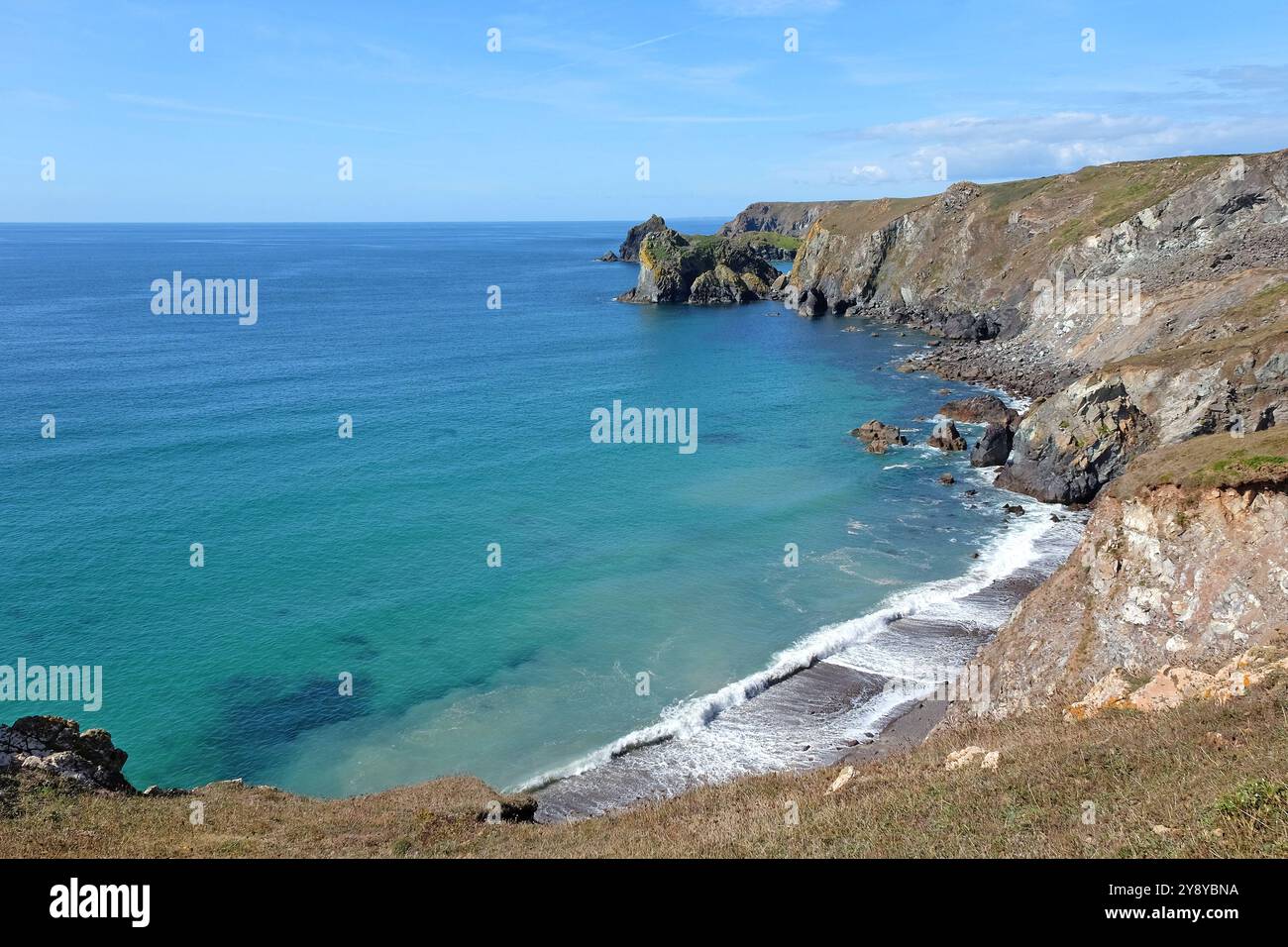 Pentreath Beach, on the Lizard Peninsula, Cornwall, UK Stock Photo - Alamy