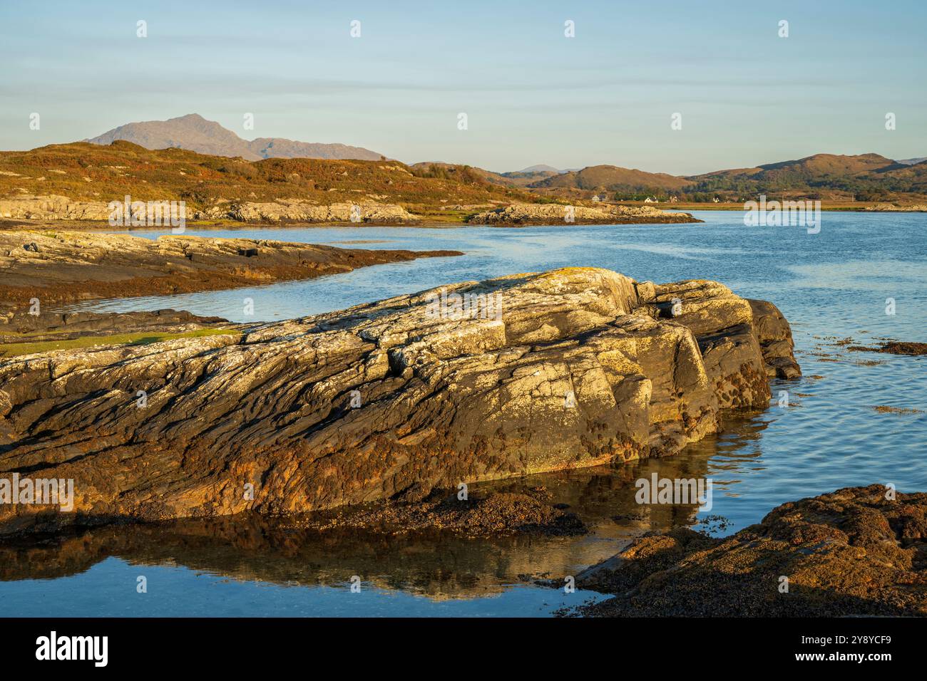 Kentra Bay, Ardnamurchan peninsula, Lochaber, Scotland, UK Stock Photo ...