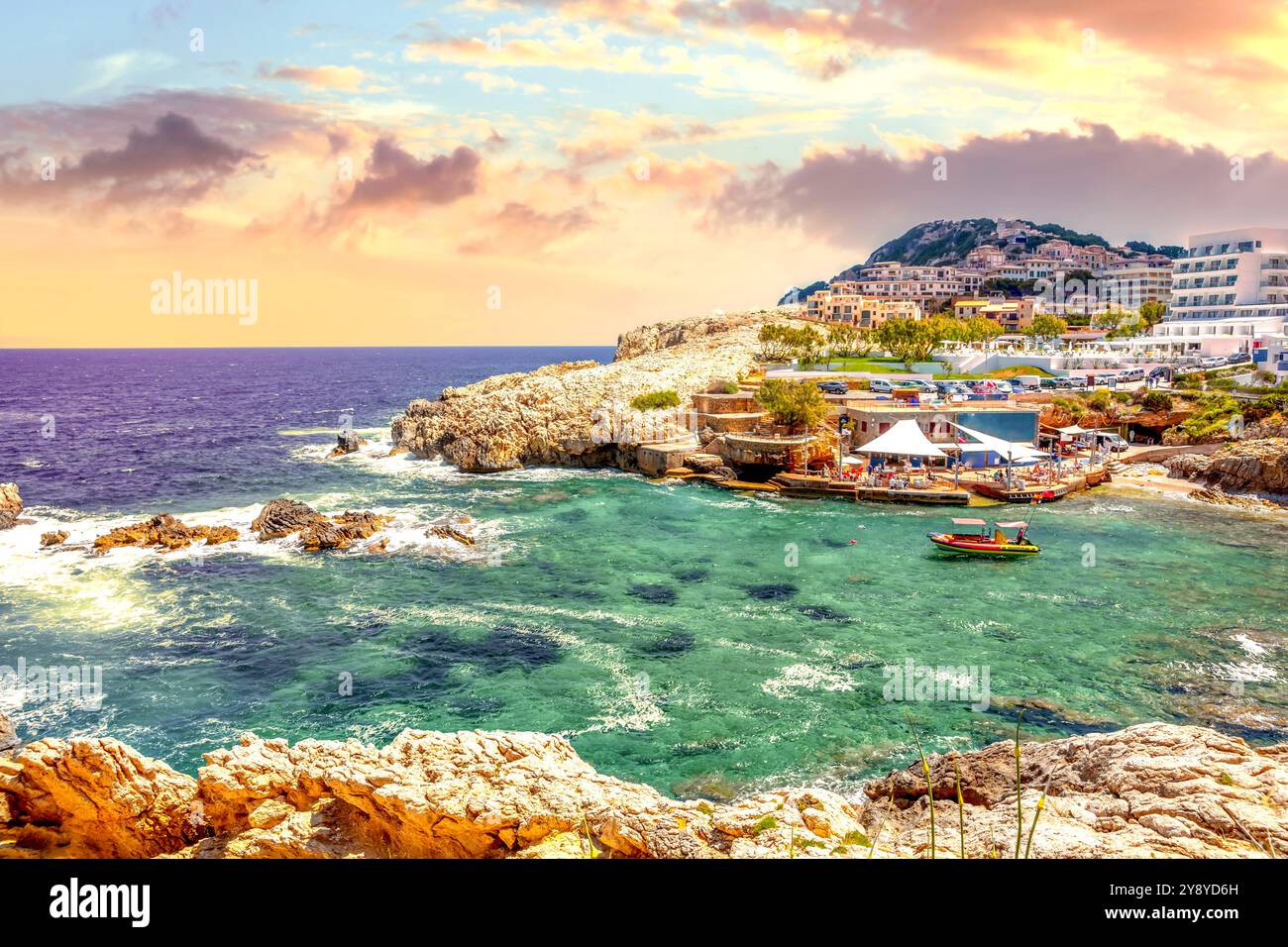 Beach Calla Agulla Cala Ratjada, Mallorca, Spain Stock Photo - Alamy
