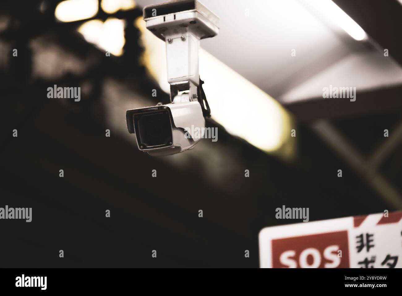 Surveillance camera in train station in Japan Stock Photo - Alamy