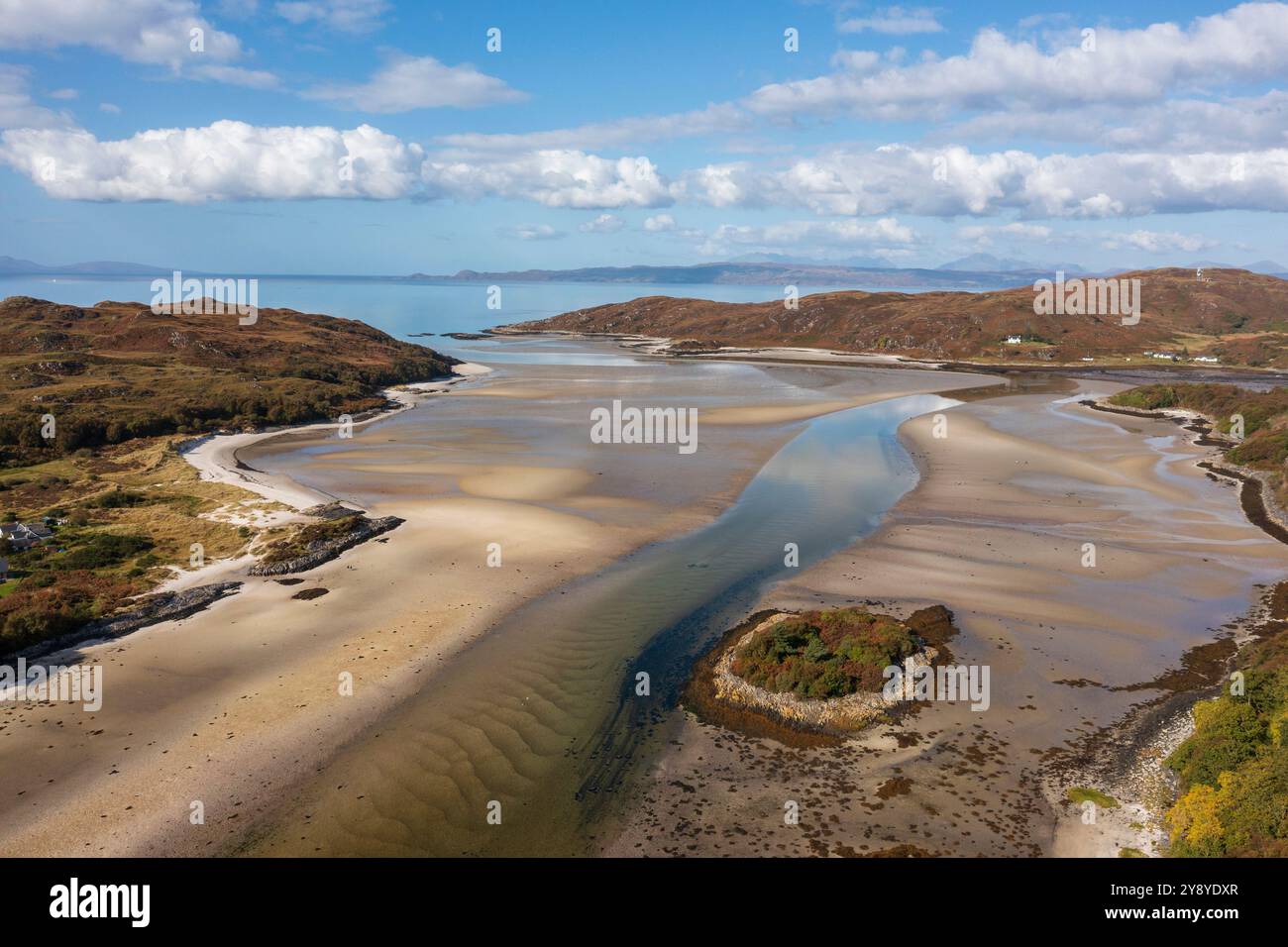 Silver Sands of Morar, near Mallaig, Lochaber, Scotland Stock Photo - Alamy