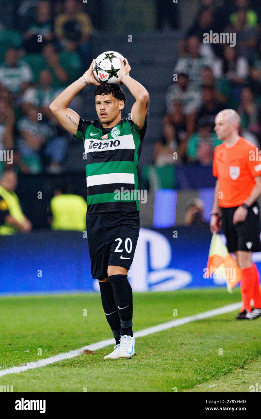 Maximiliano Araujo seen during UEFA Champions League game between teams ...