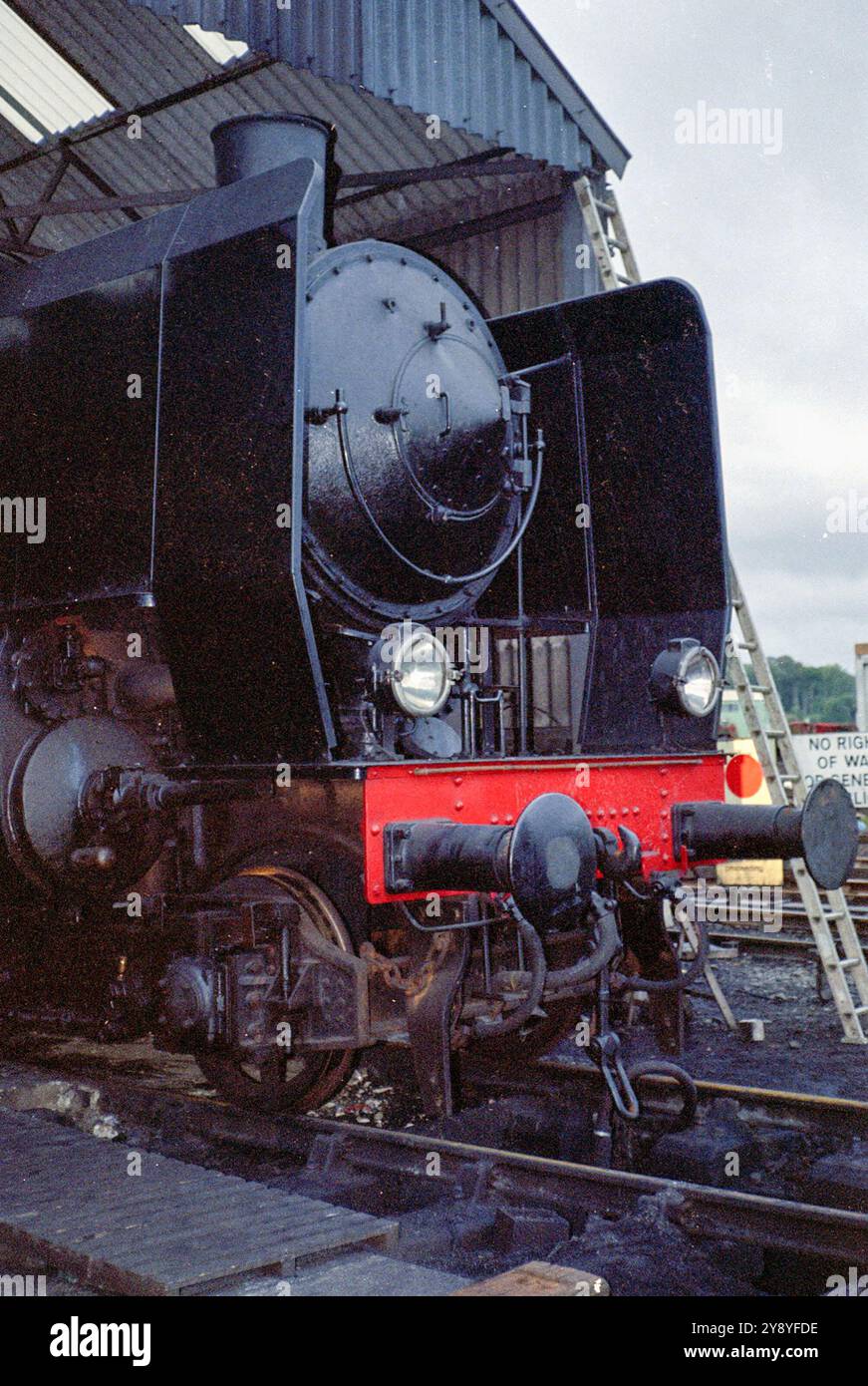 A steam locomotive at the Nene Valley Railway in 1983 Stock Photo - Alamy