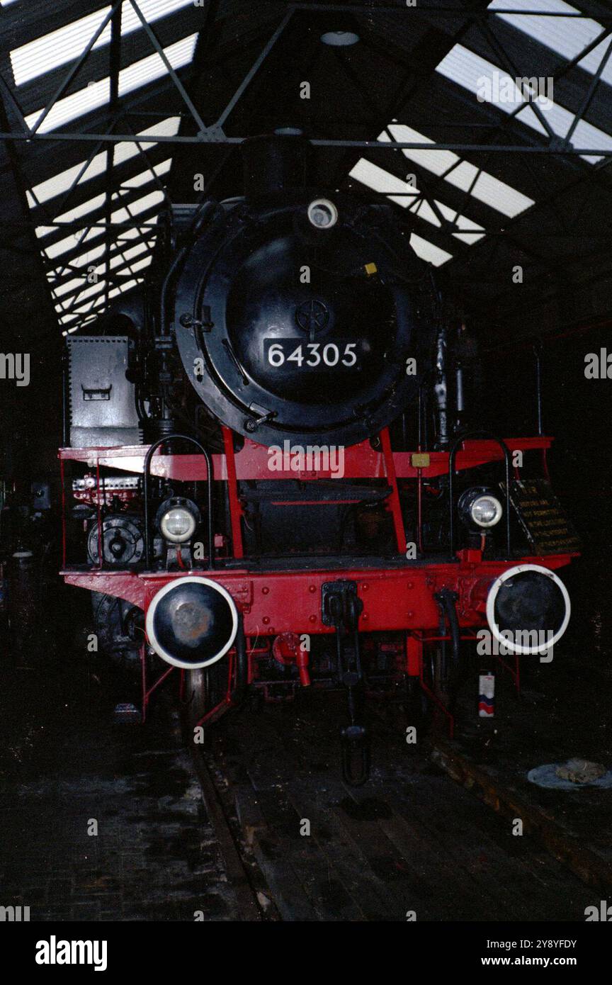64 305 DR locomotive at the Nene Valley Railway in 1983 Stock Photo - Alamy