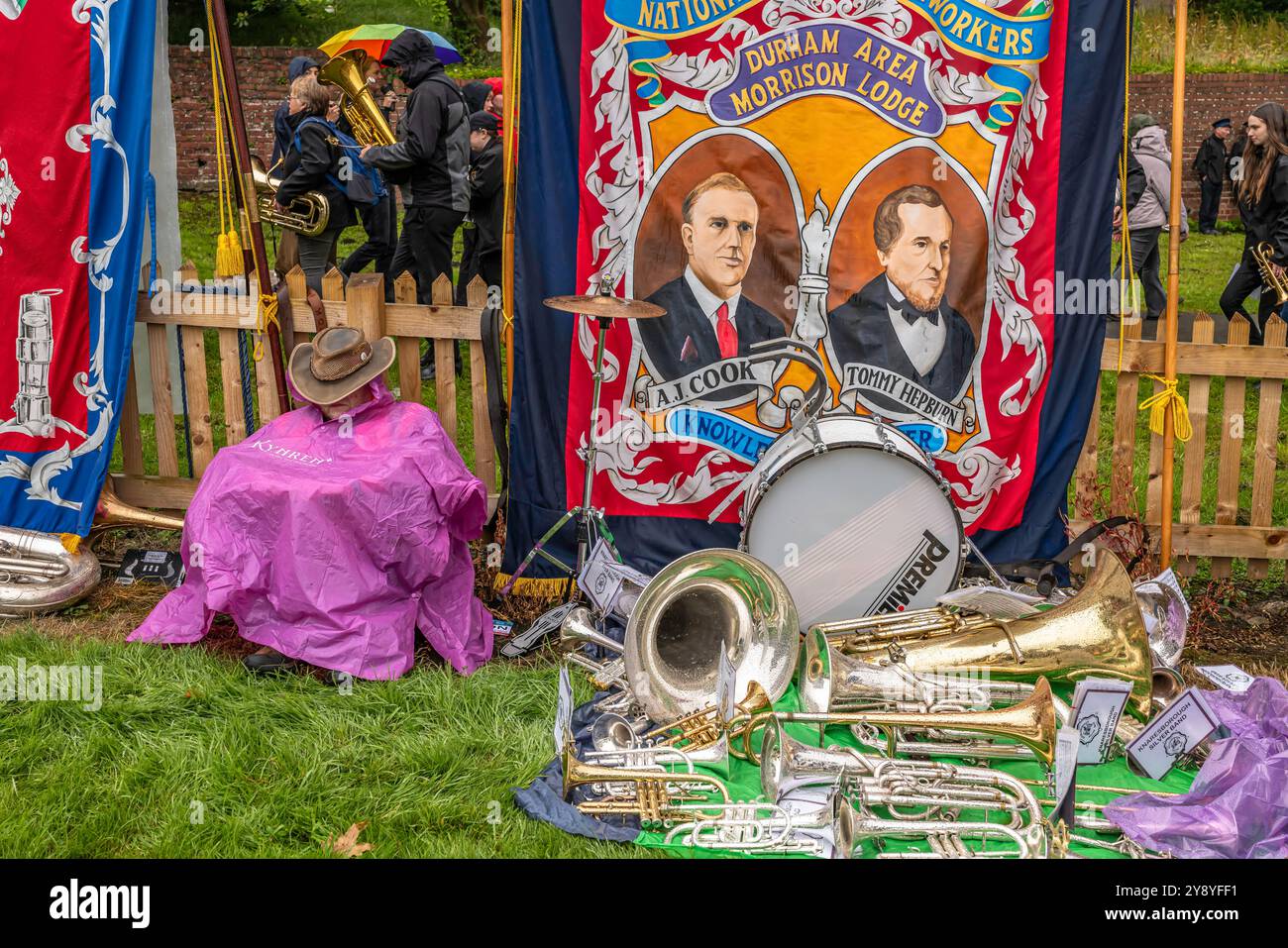 Durham, Co. Durham, England, UK. 13th July 2024. The Durham Miners Gala ...