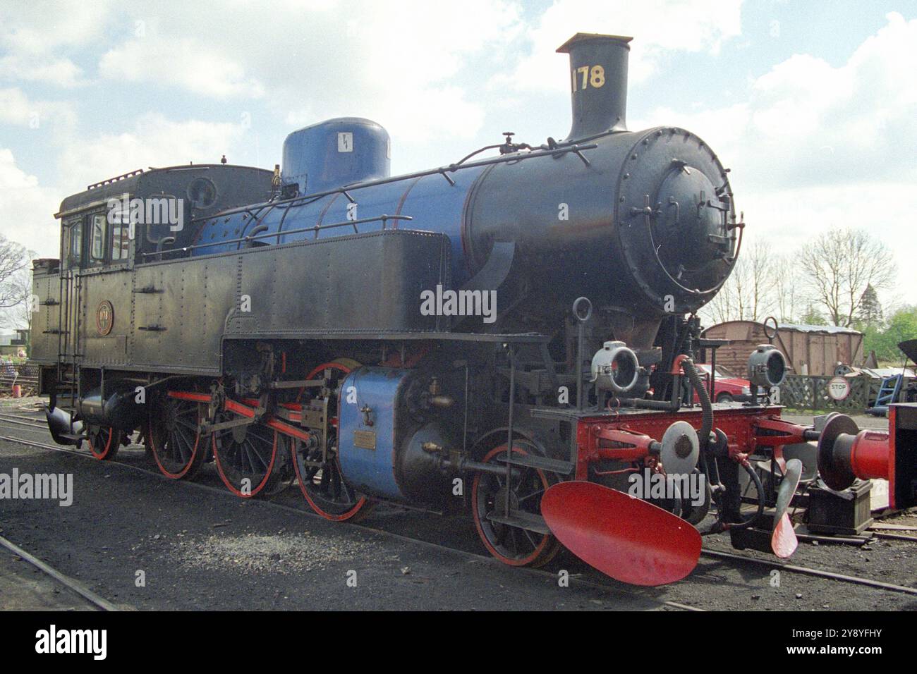 1178 steam locomotive on the Nene Valley Railway in 1990 Stock Photo ...