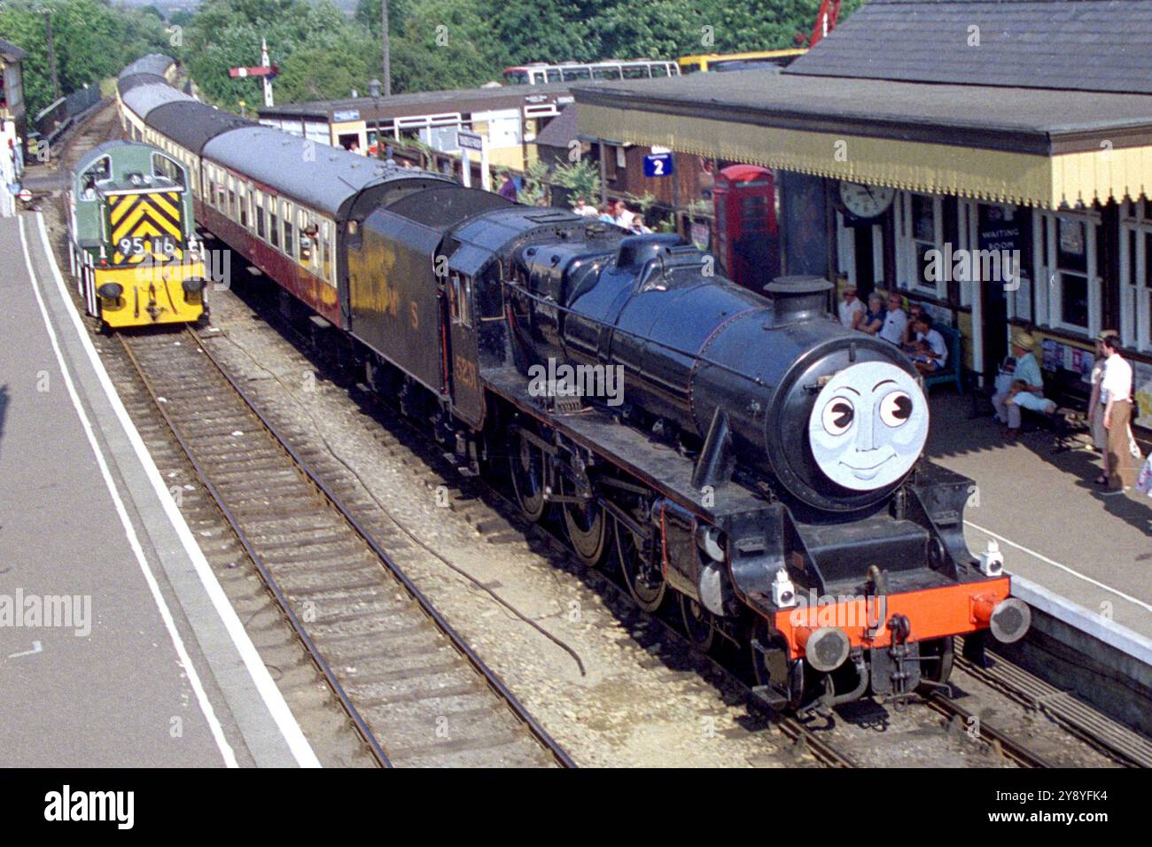 Black 5 5231 on the Nene Valley Railway in 1990 Stock Photo - Alamy