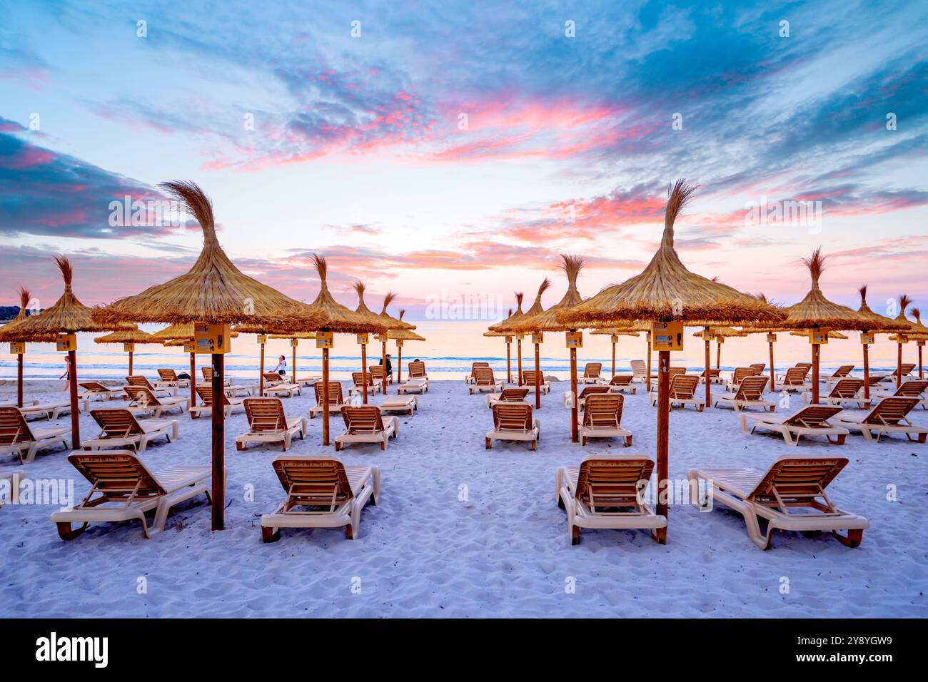 Sa Coma Beach, Mallorca, Spain Stock Photo - Alamy