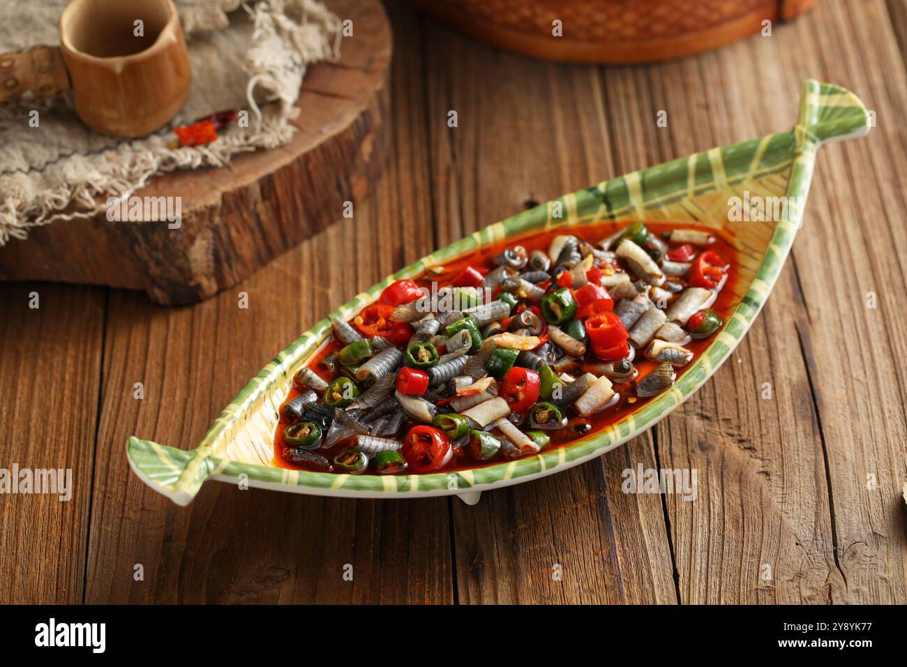 cold and sour fish skin Stock Photo - Alamy