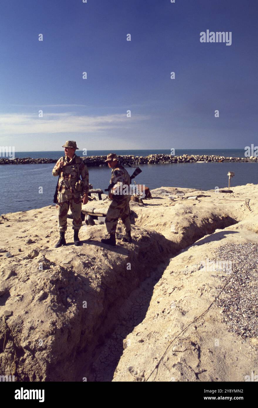 First Gulf War: 8th March 1991 American soldiers of the 1st Special ...