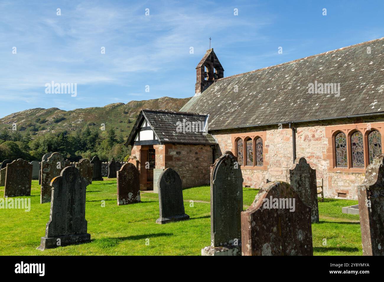 St Catherine's Church at Boot in the Eskdale valley in the Lake ...