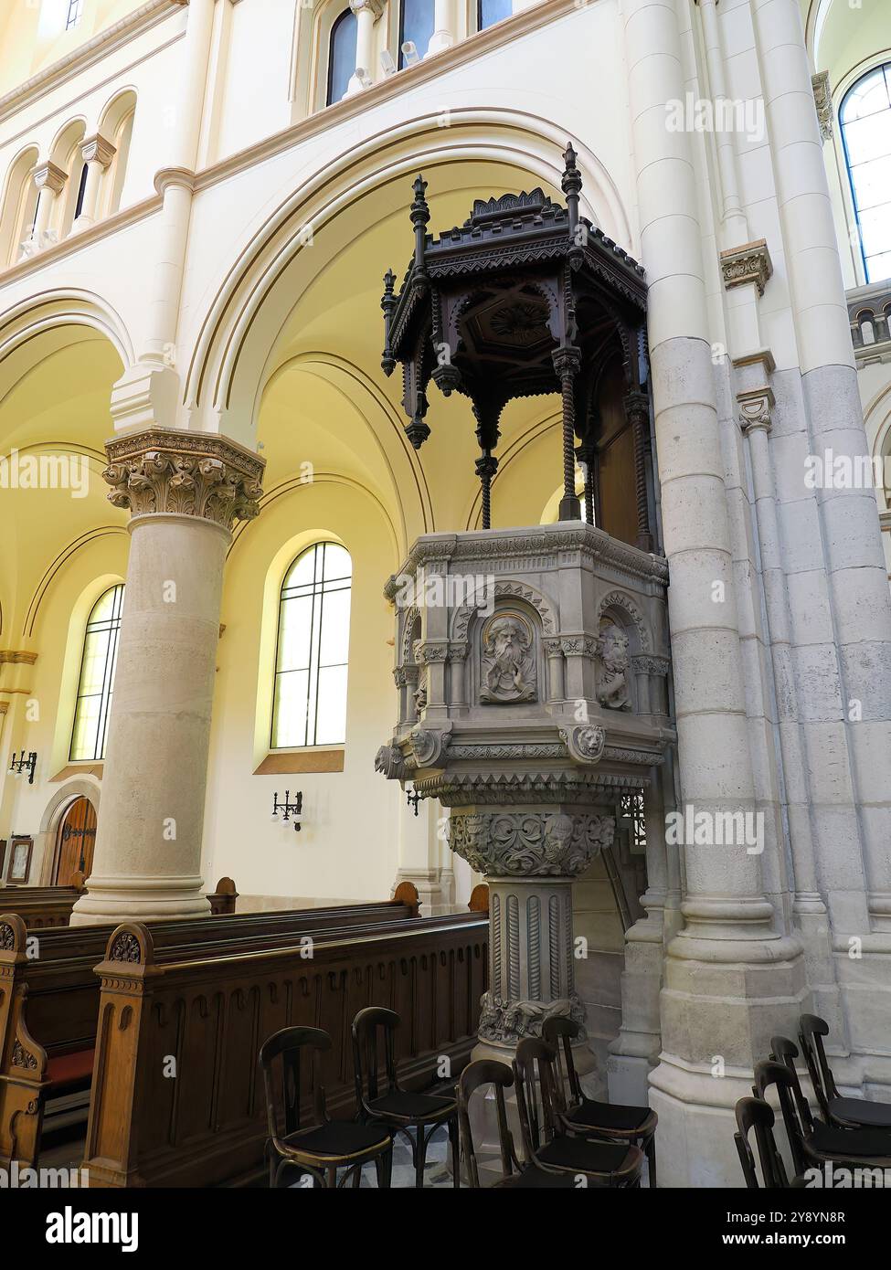 Pulpit, St. Francis of Assisi Roman Catholic Church, 9th district ...