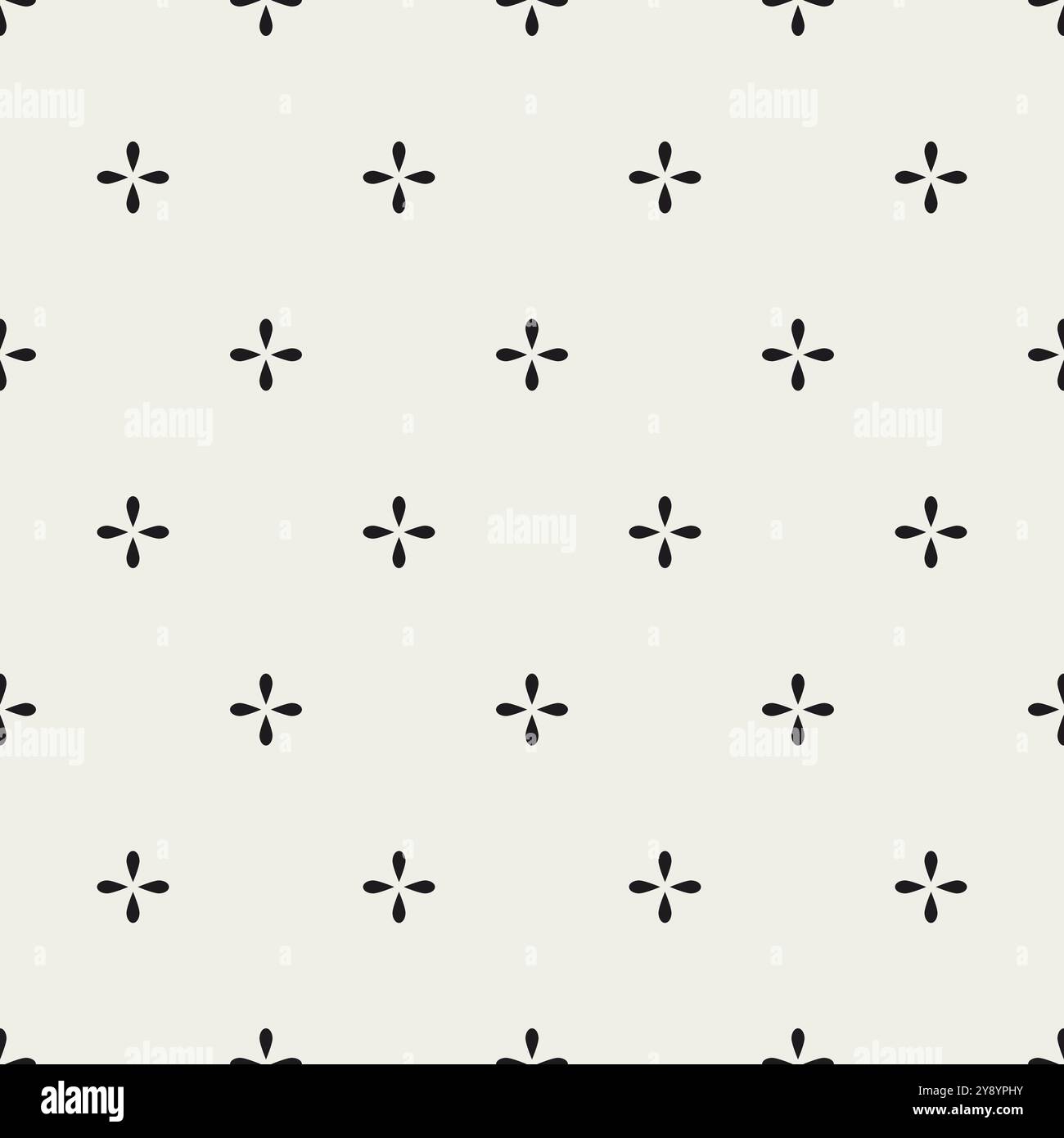 Flower seamless pattern. Repeating cute small flowers seamles ...