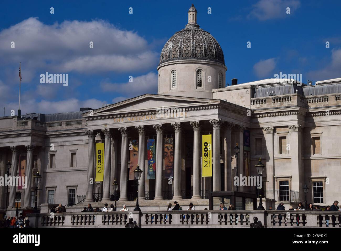London, UK. 9th October 2024. The National Gallery in Trafalgar Square ...