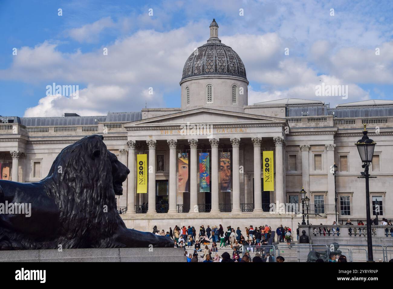 London, UK. 9th October 2024. The National Gallery in Trafalgar Square ...