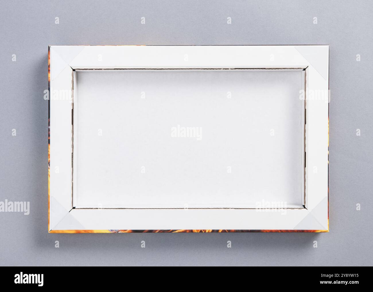 Back of cardboard picture frame for print on demand Stock Photo - Alamy