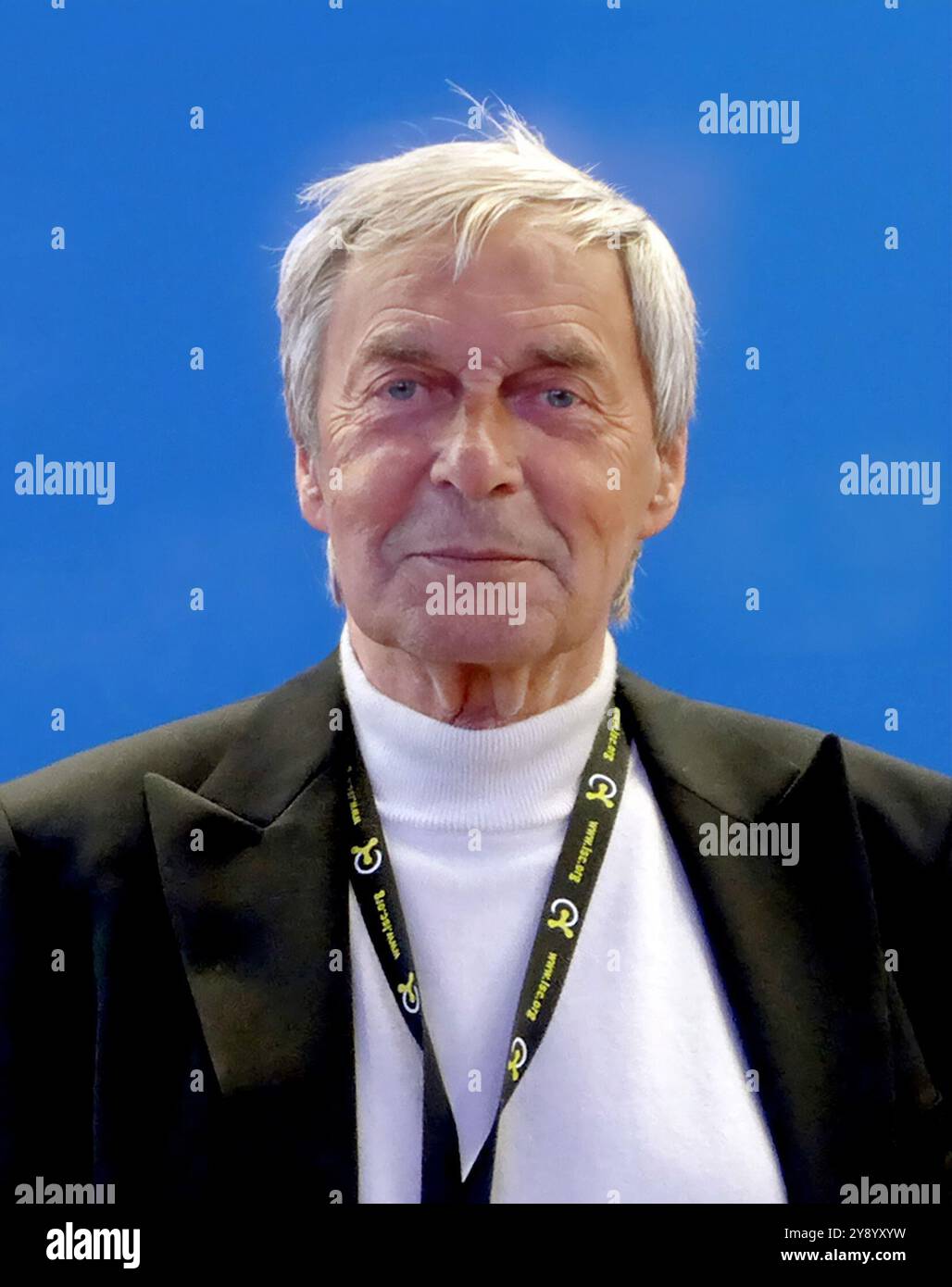 Erno Rubik. Portrait of the Hungarian inventor of the Rubik's Cube ...
