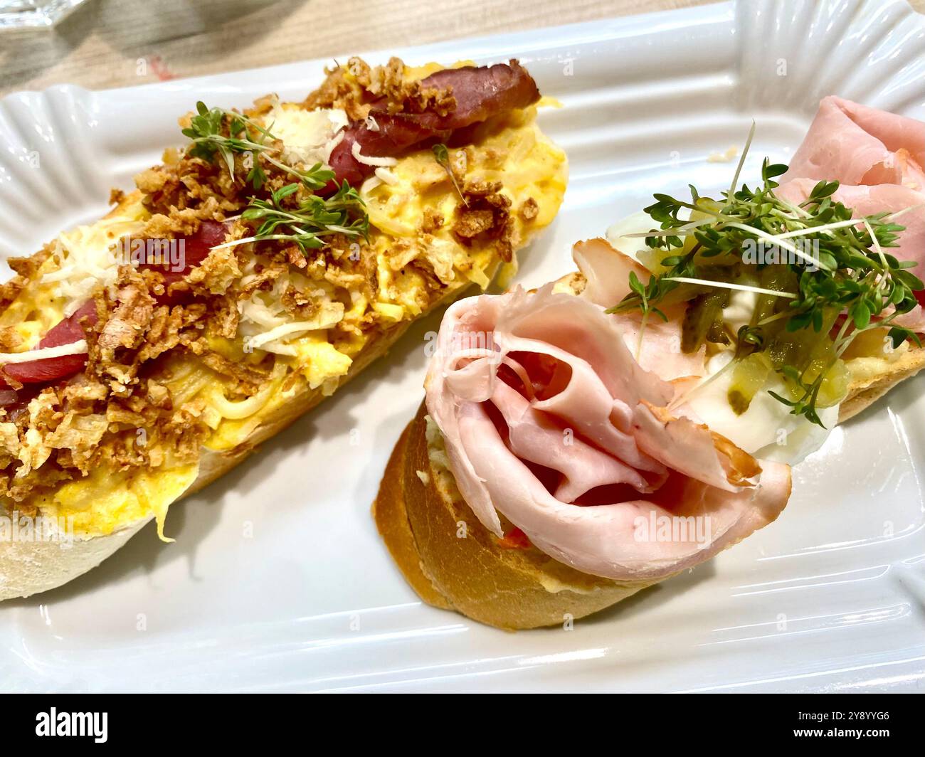 Czech open sandwich, Sisters bistro in Prague sells famous Czech open ...