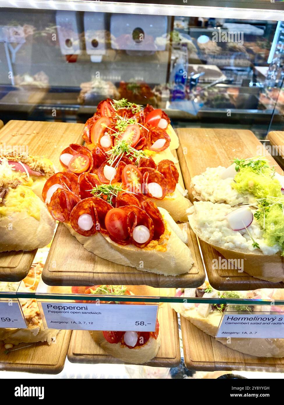 Czech open sandwich, Sisters bistro in Prague sells famous Czech open ...