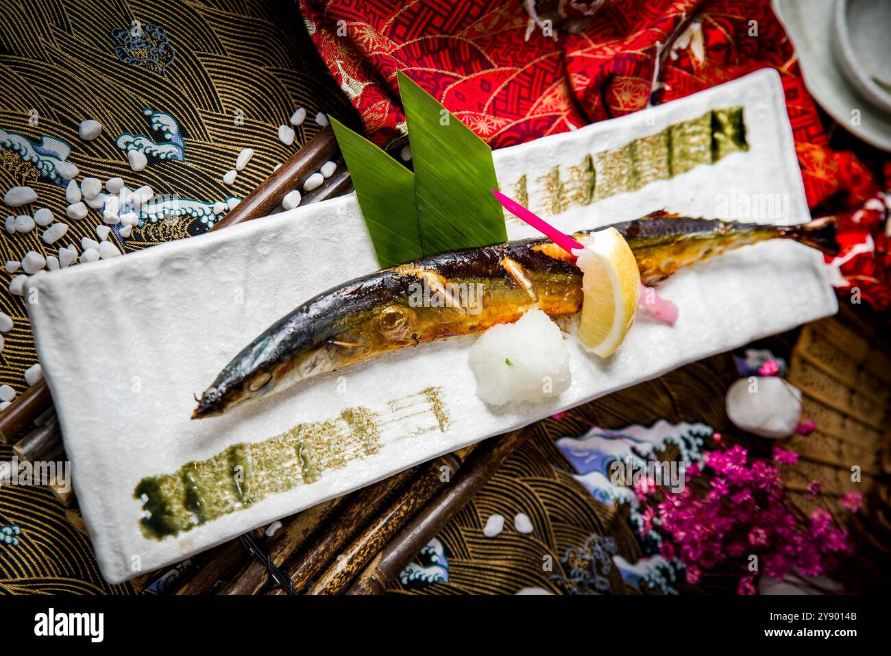 Grilled Sweet Fish with Salt，Japanese Ayu Stock Photo - Alamy