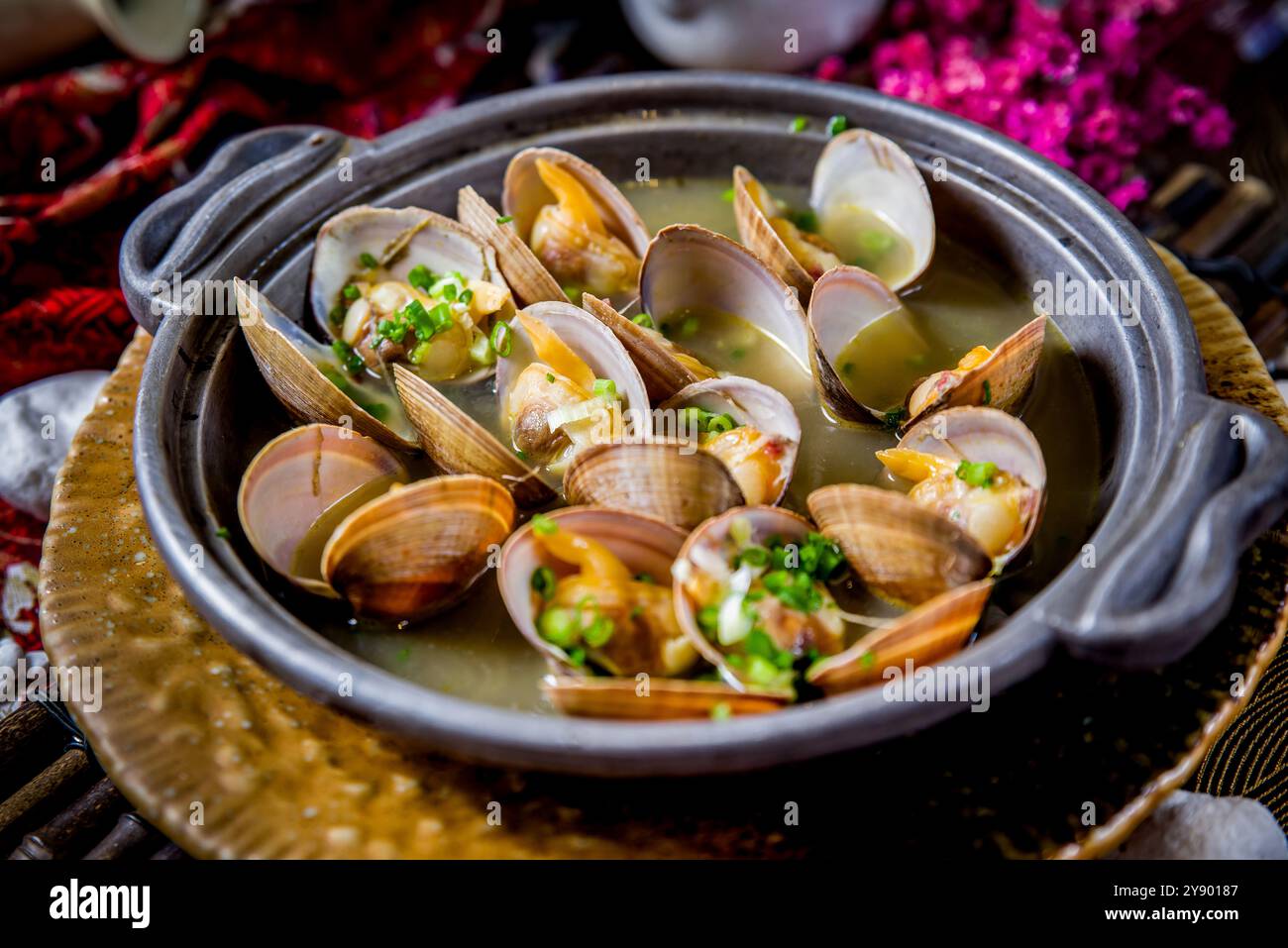 steam clams (Surf , Short necked , Carpet , Venus shell, Baby clam ...