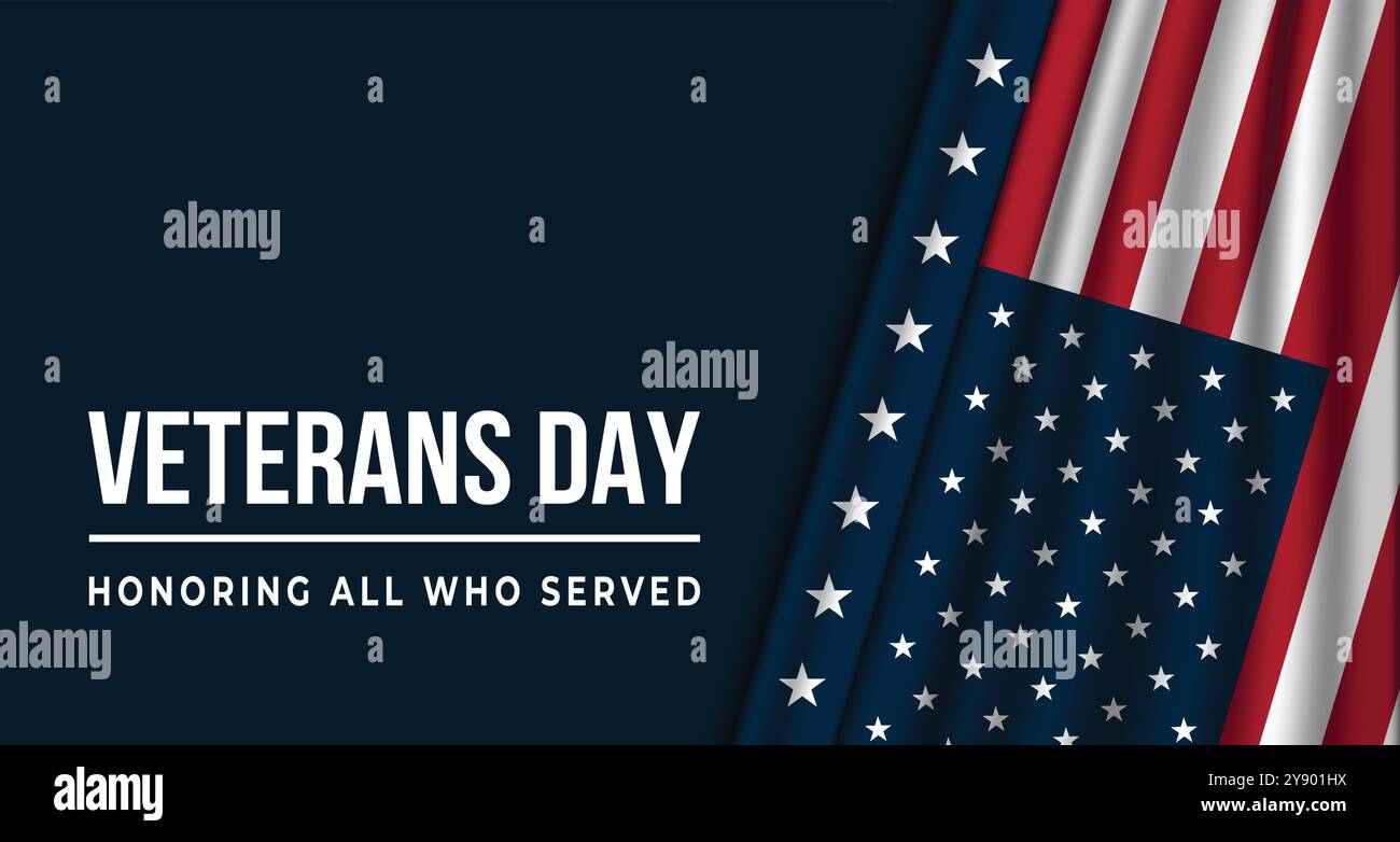 Veterans Day Honoring all who served Background Design. Banner, Poster ...