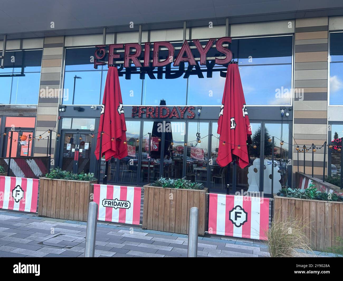 A view of TGI Fridays on the New Mersey Retail Park, in Speke ...