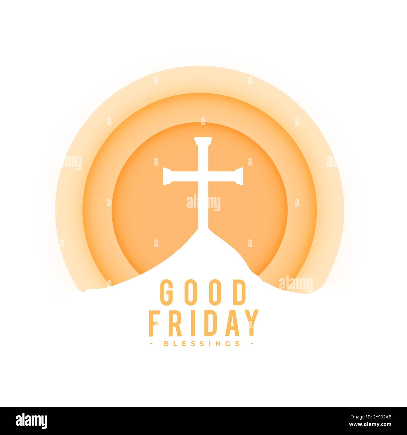 holy week good friday event background design vector Stock Vector Image ...