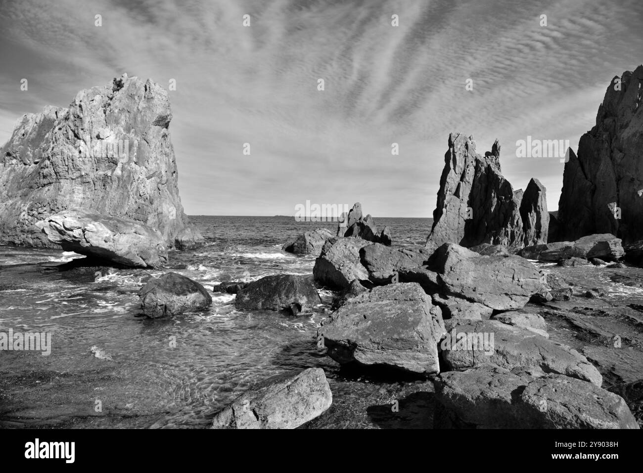 Hashigui Rocks amazing natural stone formations in Kushimoto Town in ...