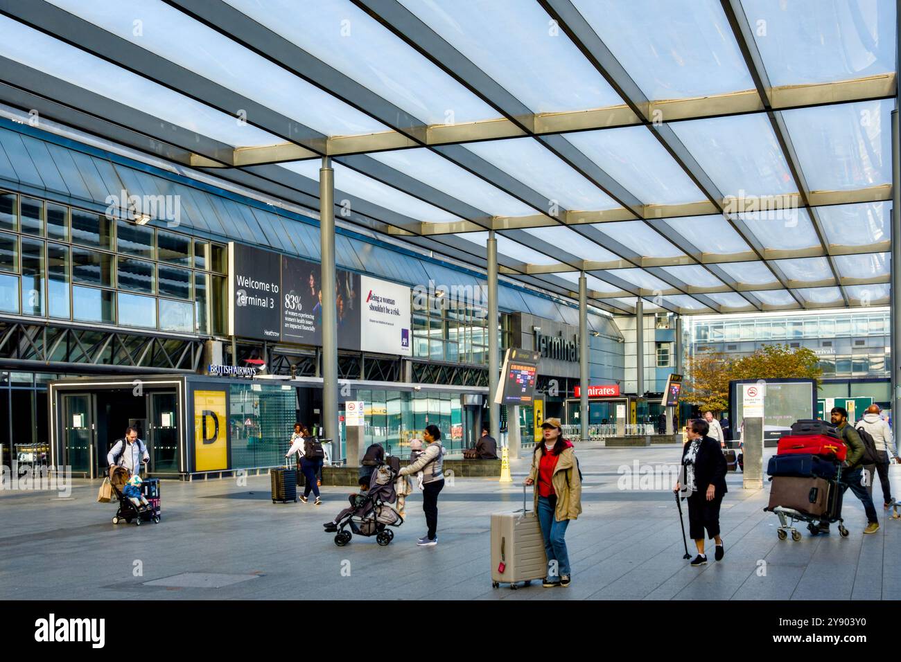 Terminal 3 Heathrow Airport, Borough of Hillingdon, London, England, U ...