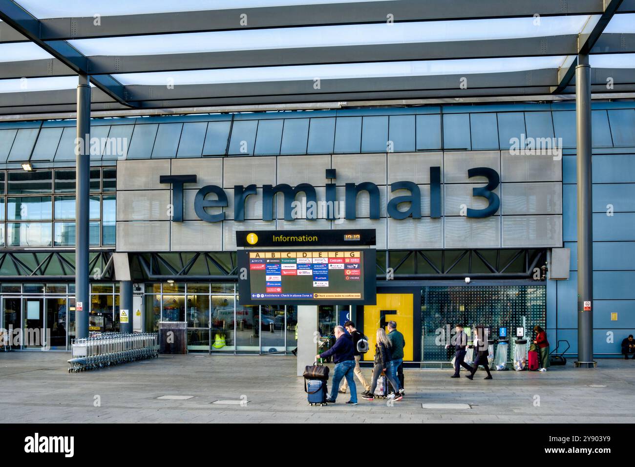 Terminal 3 Heathrow Airport, Borough of Hillingdon, London, England, U ...