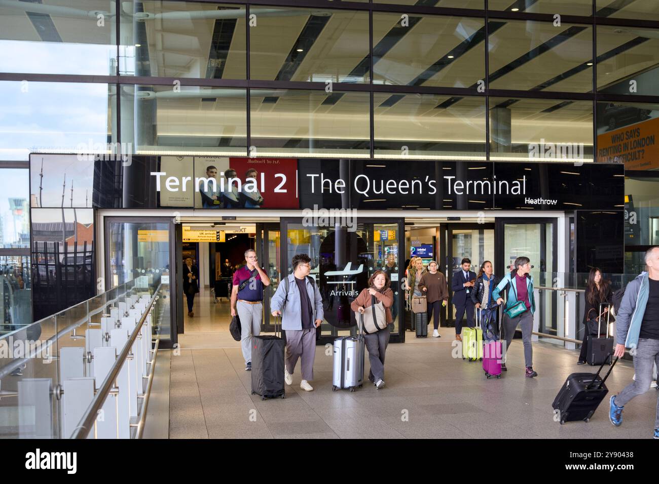 Terminal 2 Heathrow Airport, Borough of Hillingdon, London, England, U ...