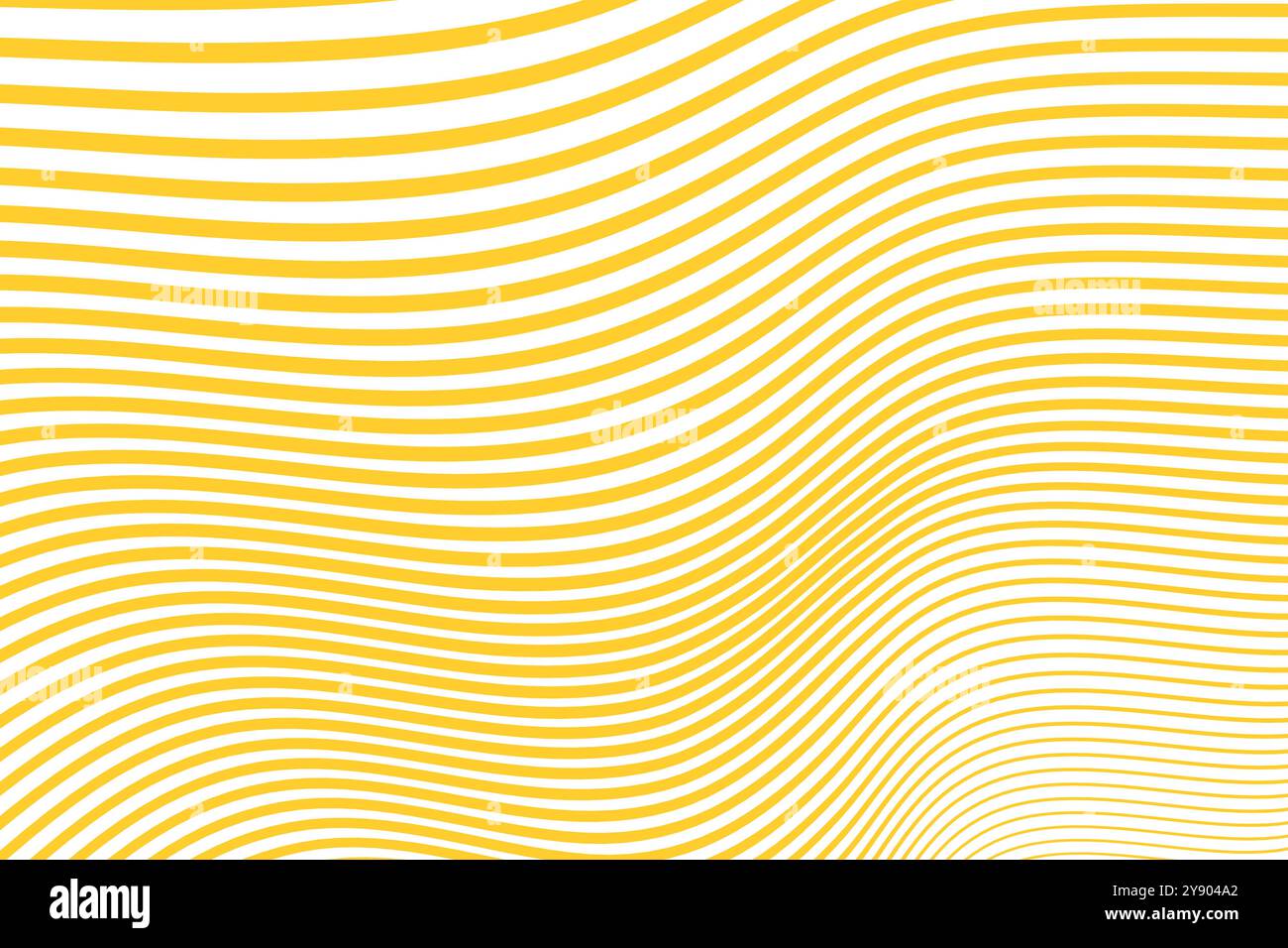 abstract curvy motion yellow outline stripe background design vector ...
