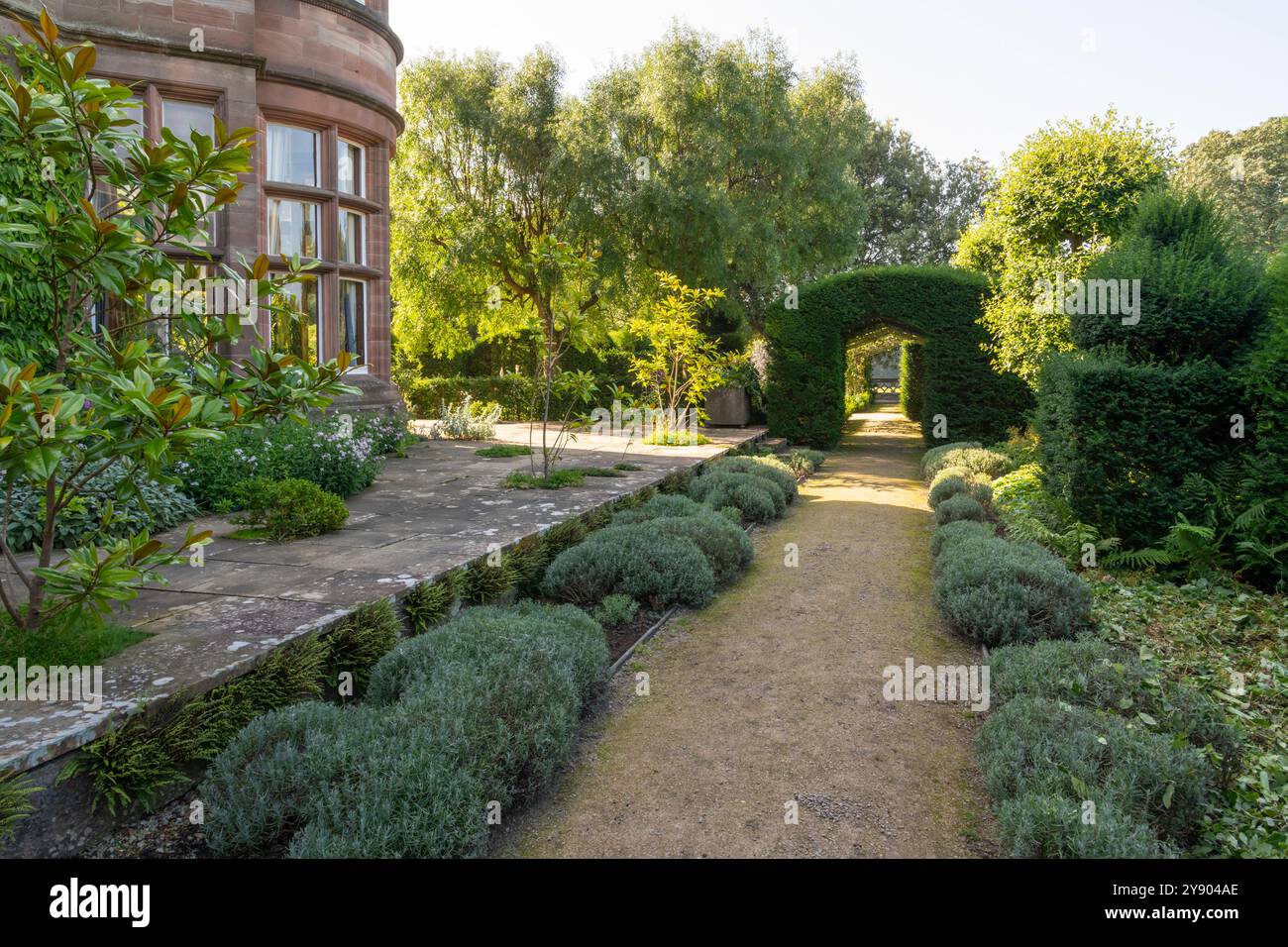 Holker Hall and gardens, Grange-over-Sands, Cumbria, England Stock ...