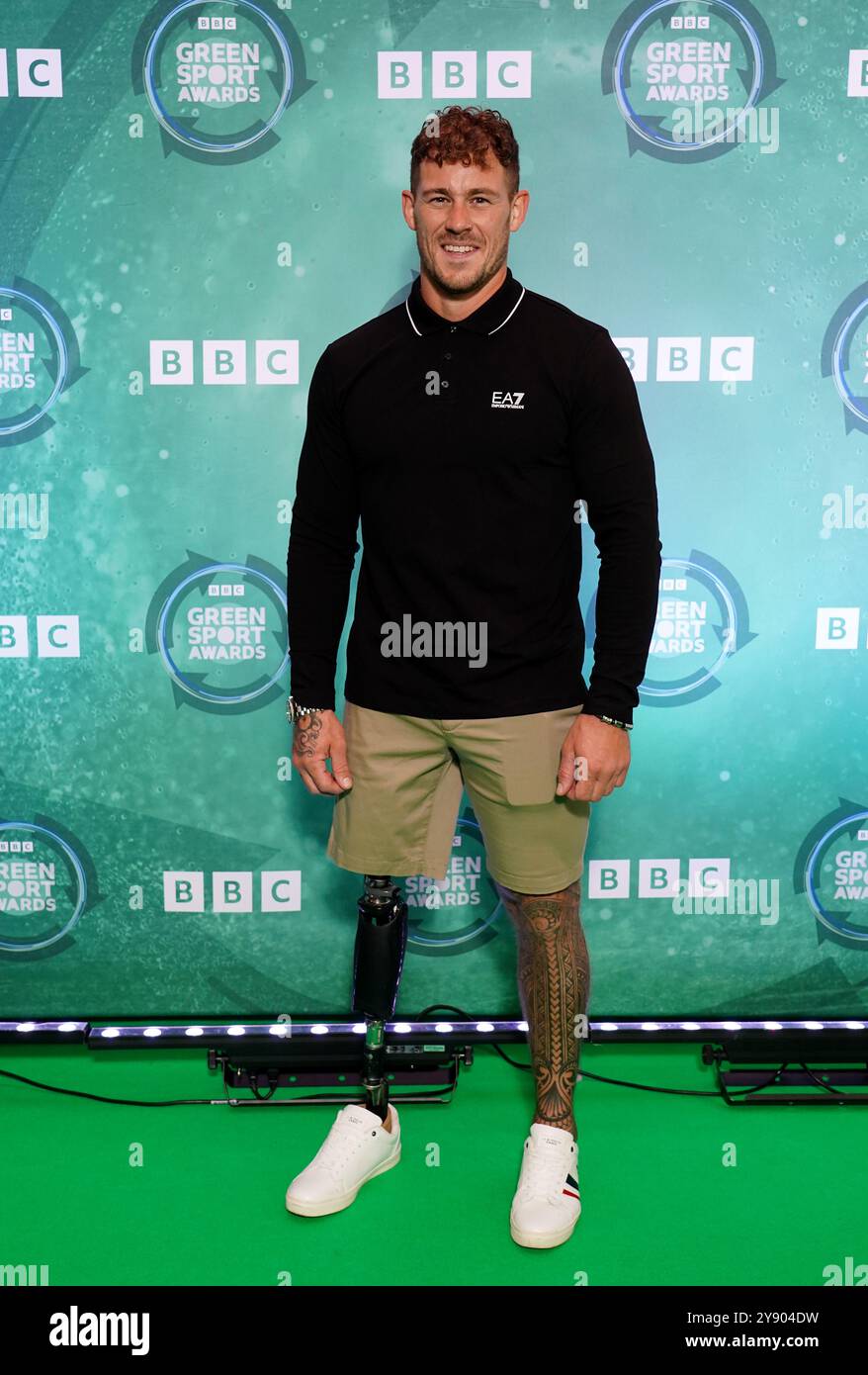Jack Eyers attending BBC's Green Sport Awards, at BBC Radio Theatre ...