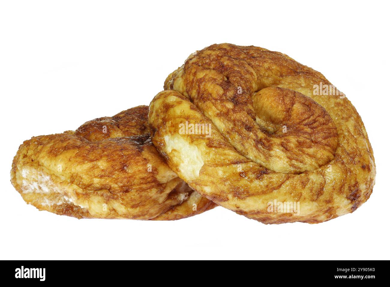 Dutch Zeeuwse bolus pastry isolated on white background Stock Photo - Alamy