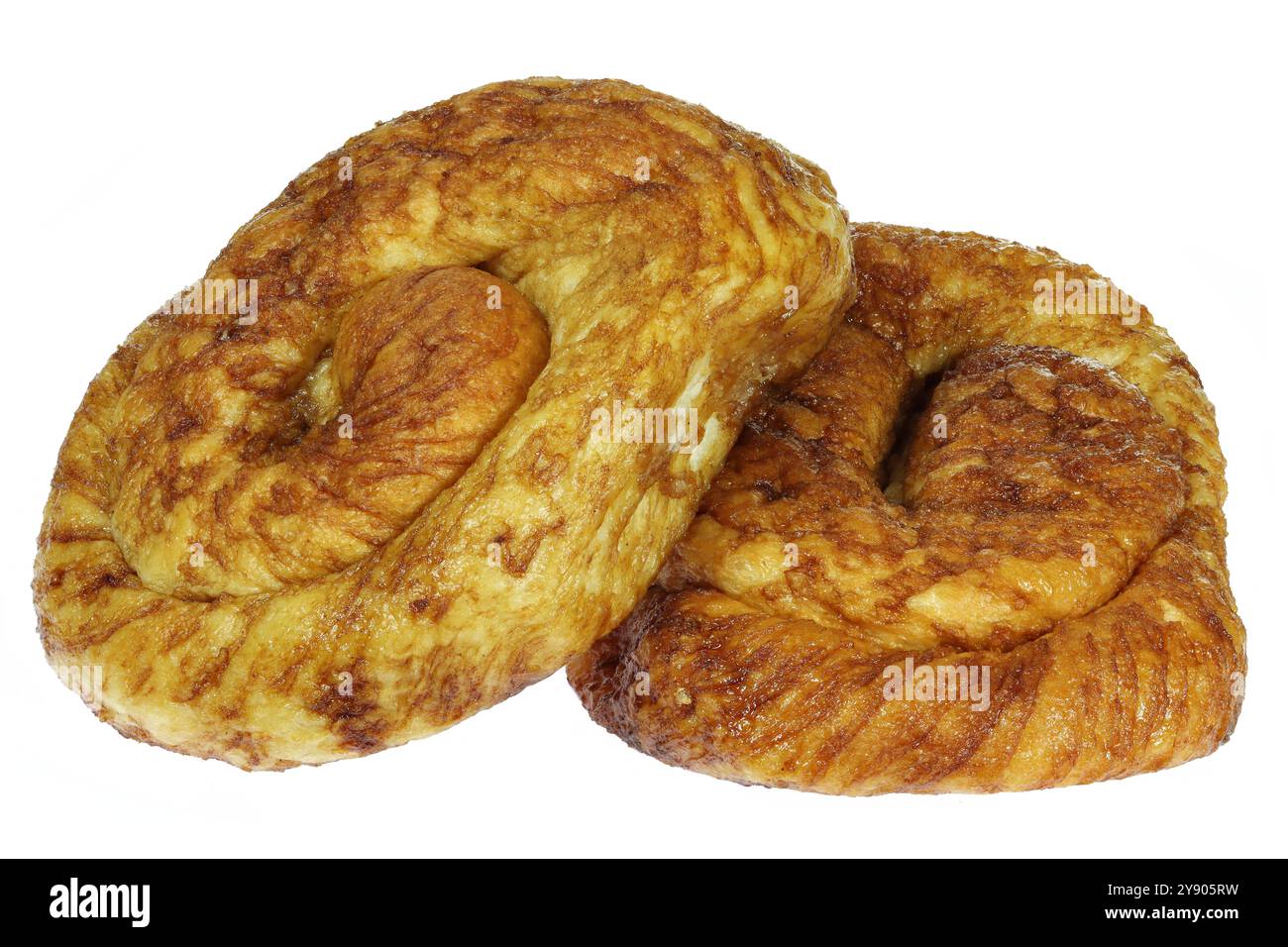 Dutch Zeeuwse bolus pastry isolated on white background Stock Photo - Alamy