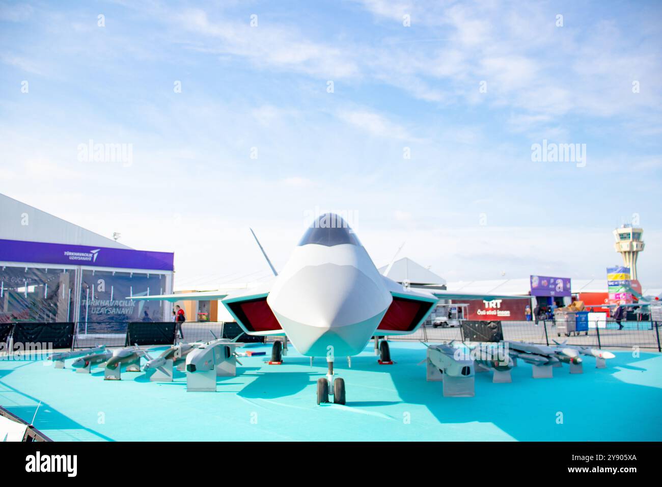 Istanbul, Atatürk Airport, Turkey- 25.09.2021 Turkey's fifth generation ...