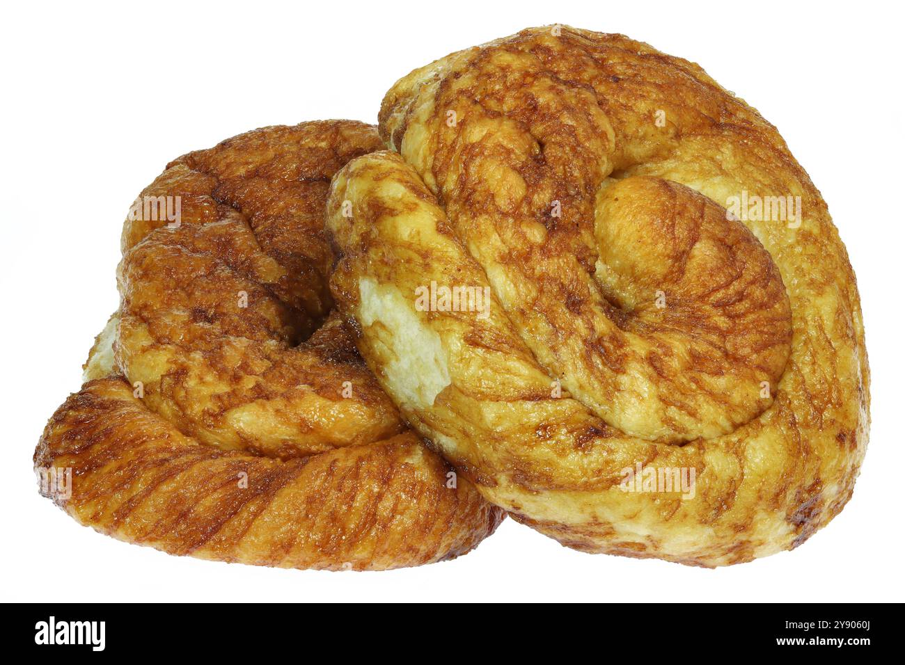 Dutch Zeeuwse bolus pastry isolated on white background Stock Photo - Alamy