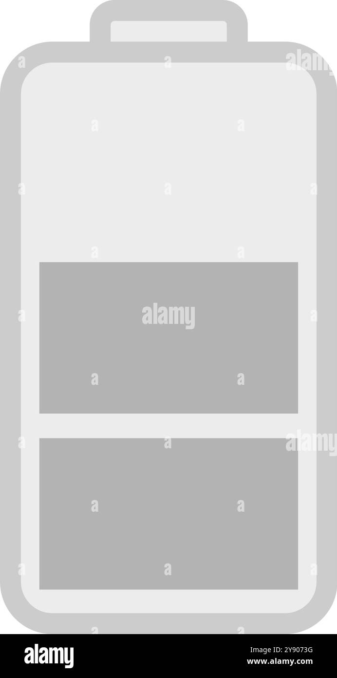 Gray battery icon. Battery icon Stock Vector Image & Art - Alamy