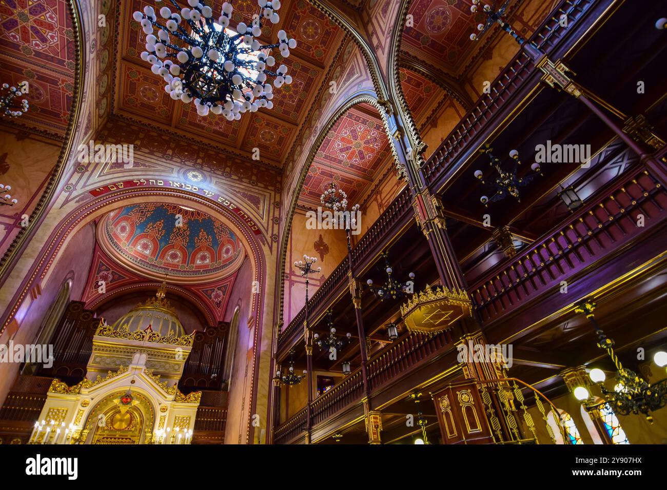 The Dohany Street Synagogue also known as the Great Synagogue or ...
