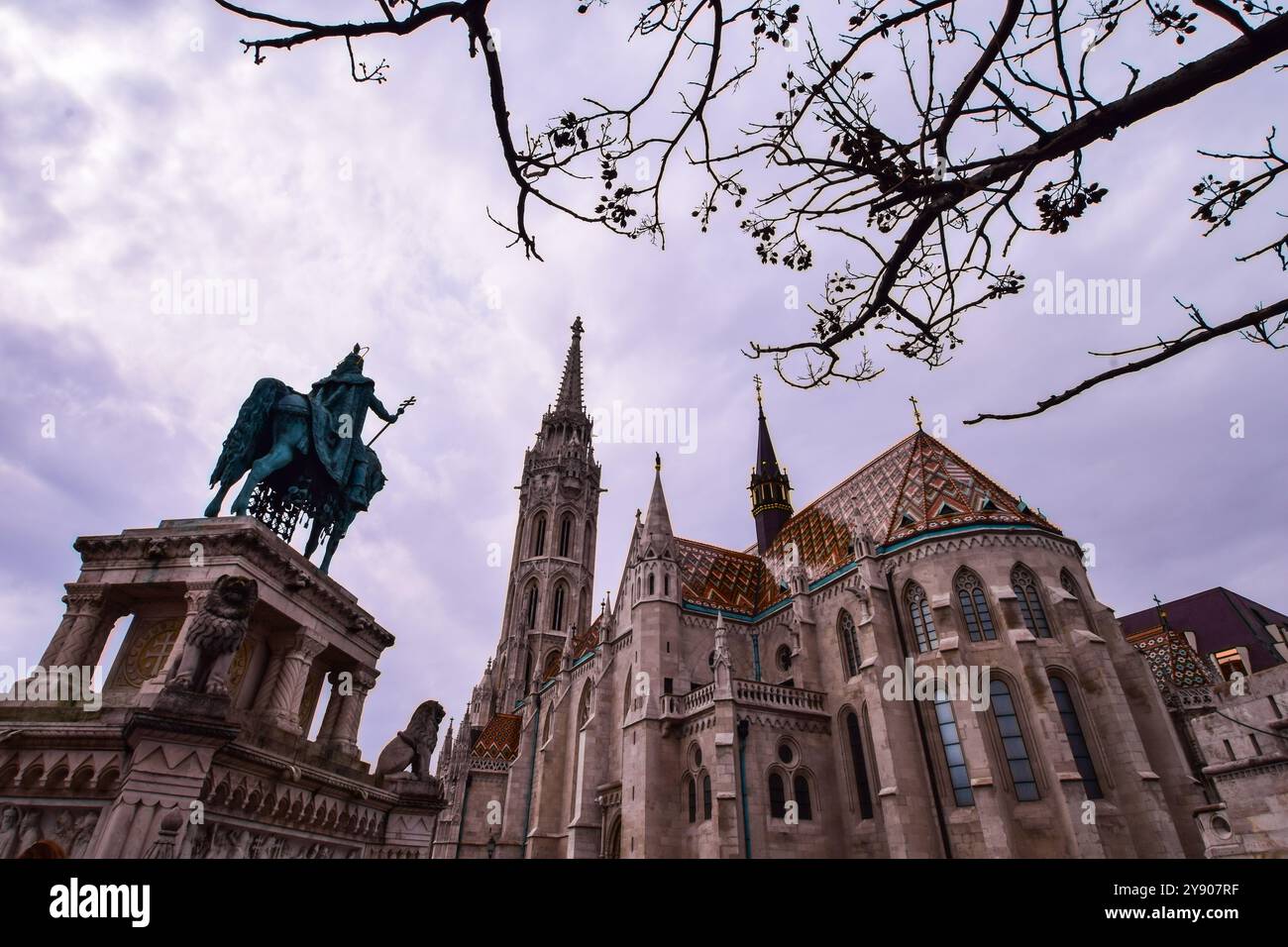 St. Matthias Church, Roman Catholic church in Budapest Stock Photo - Alamy