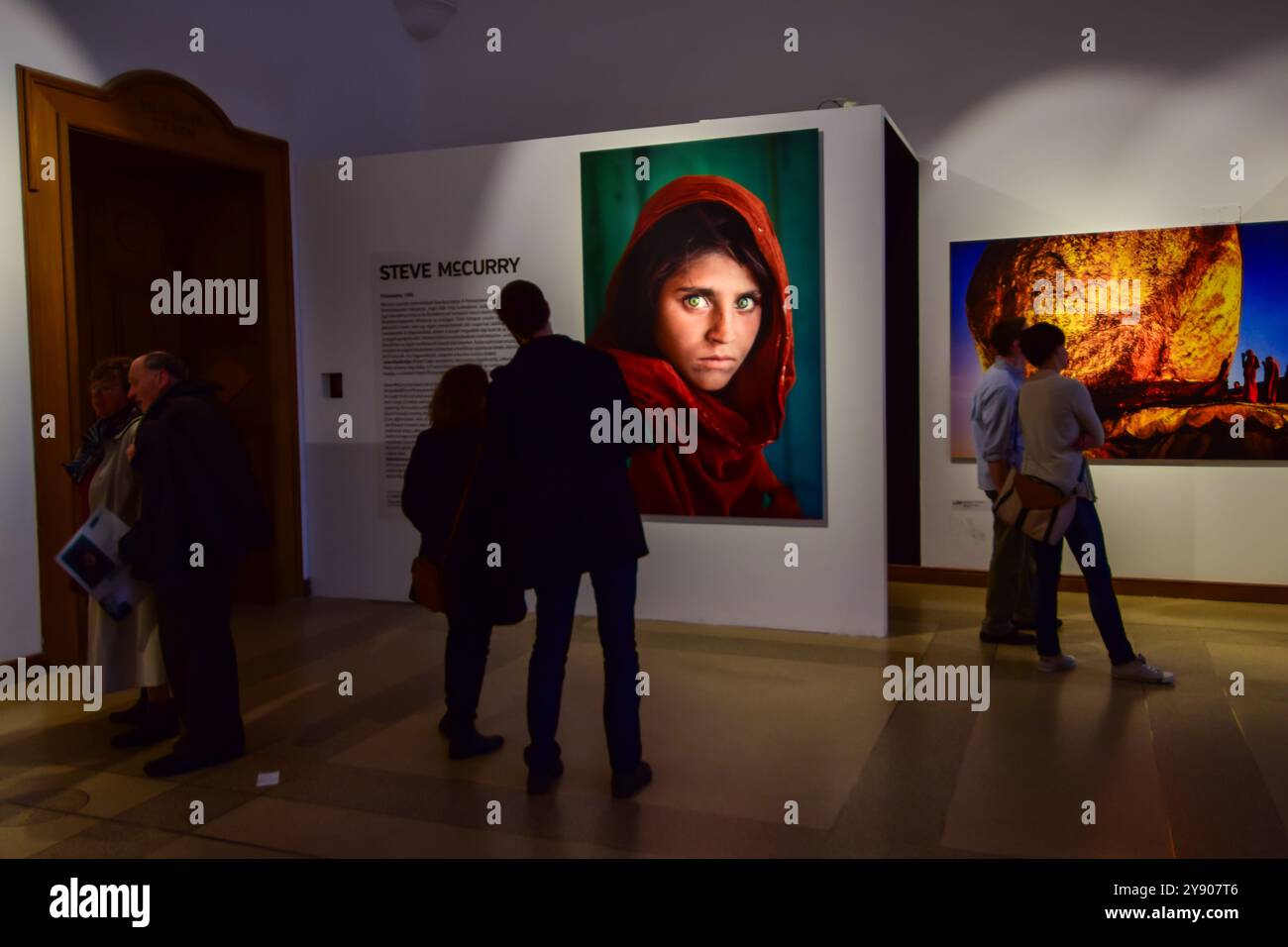 Exhibition of the Iconic Photographs by National Geographic photographer Steve McCurry at the ...