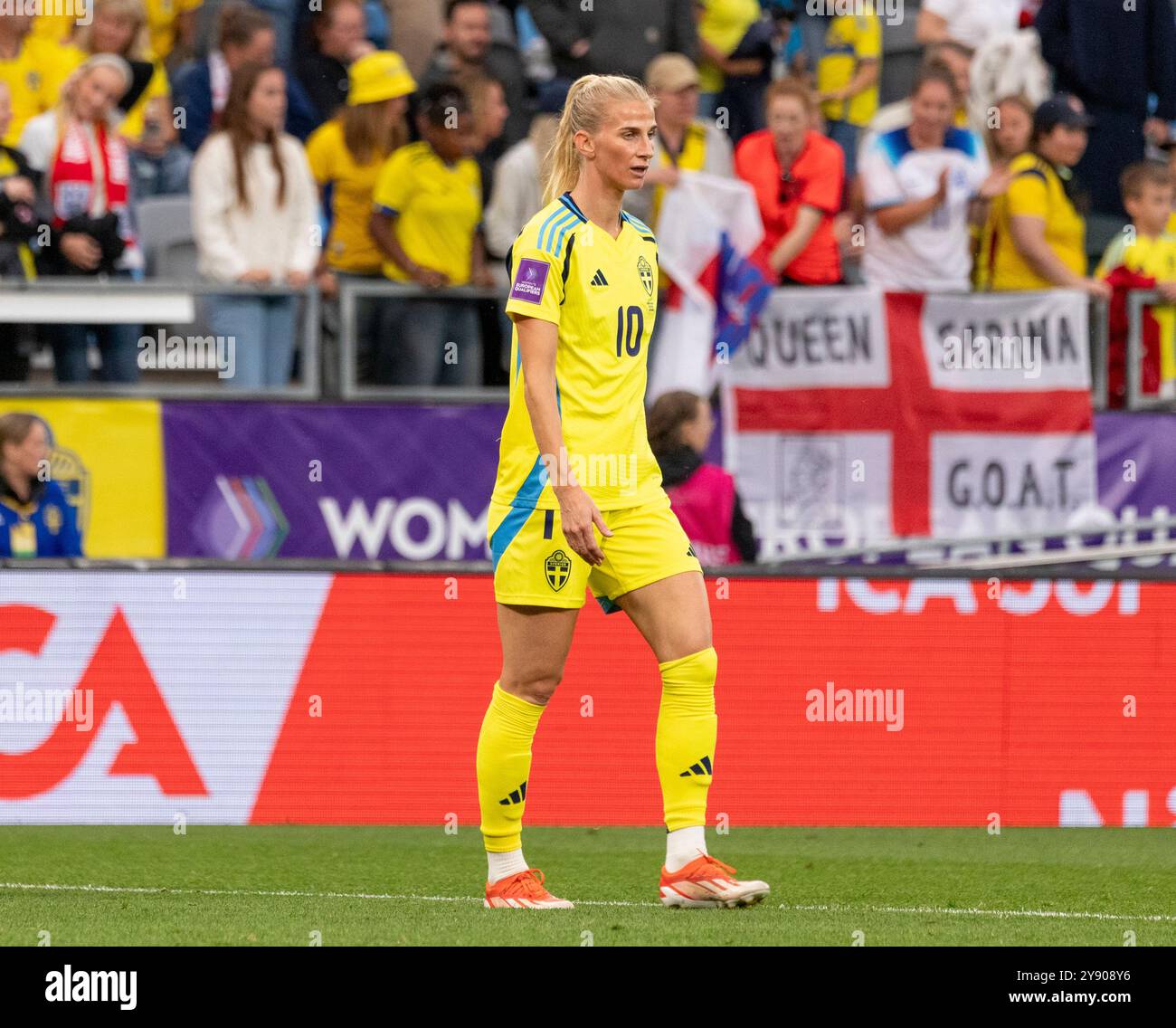 Gothenburg, Sweden, July 16th, 2024. Sofia Jakobsson for Sweden during qualification match for ...