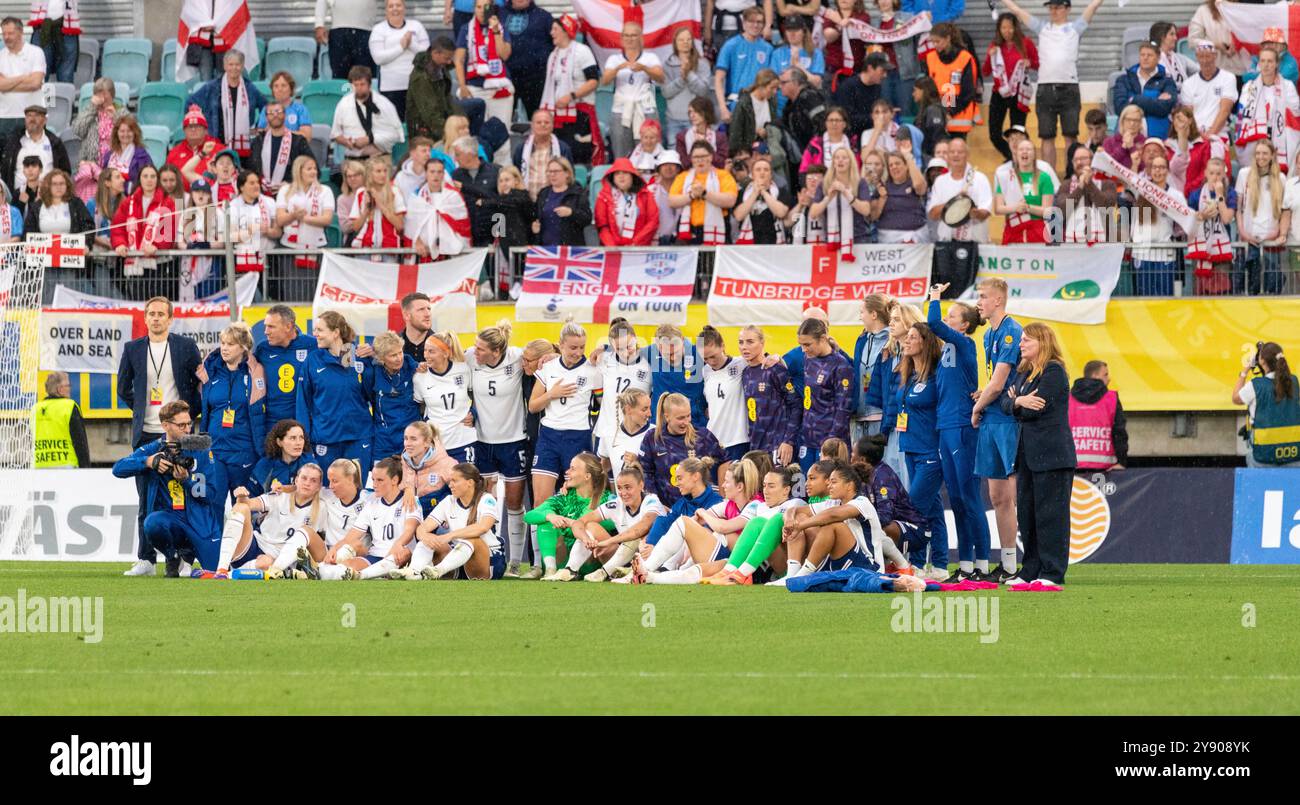 Gothenburg, Sweden.16th Jul 2024. Players in England national team ...
