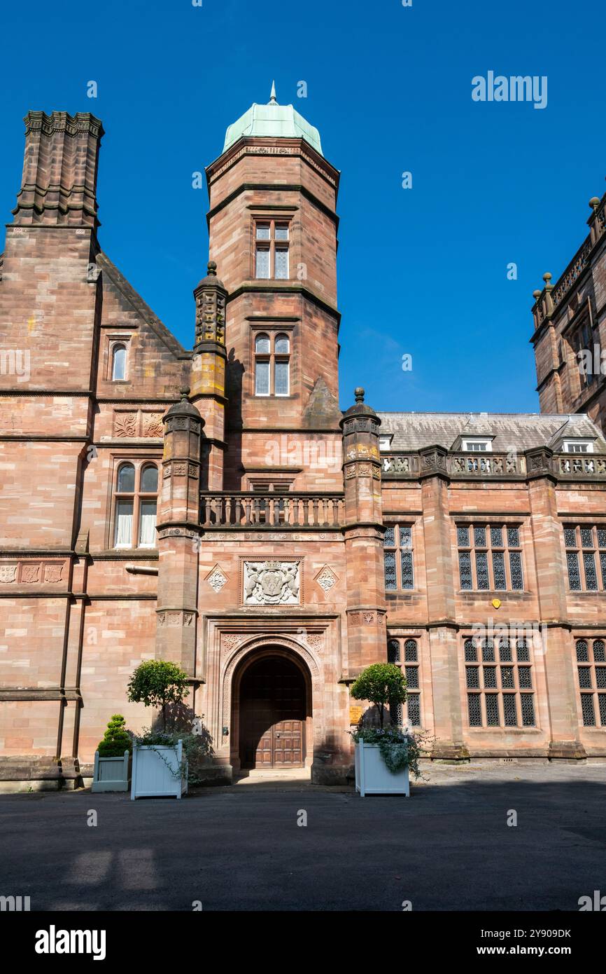 Holker Hall and gardens, Grange-over-Sands, Cumbria, England Stock ...